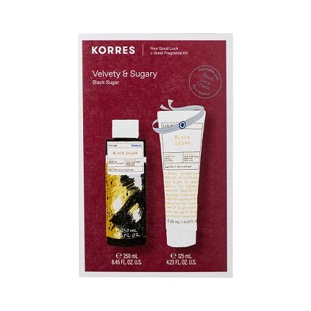 Korres Velvety & Sugary Promo Set με Black Sugar Γυναικείο Αφρόλουτρο ...