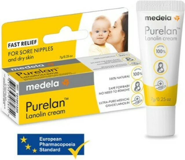 Medela Purelan™ Κρέμα Θηλών με Λανολίνη για Επουλωτική Δράση ...